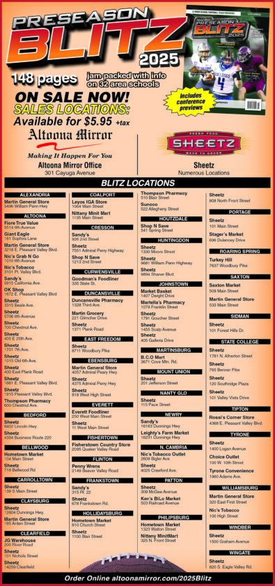 Blitz 2025 available now | News, Sports, Jobs - Altoona Mirror